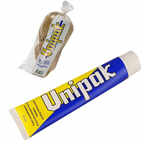Adhesive & sealant plumbing pipe FLAX HEMP S + UNIPACK COMPOUND Options ...