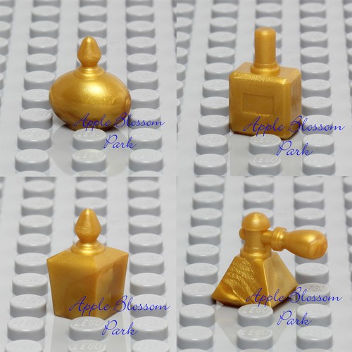 NEW Lego Minifig 4 GOLD PERFUME BOTTLES - Belville Elves Elf Friends ...