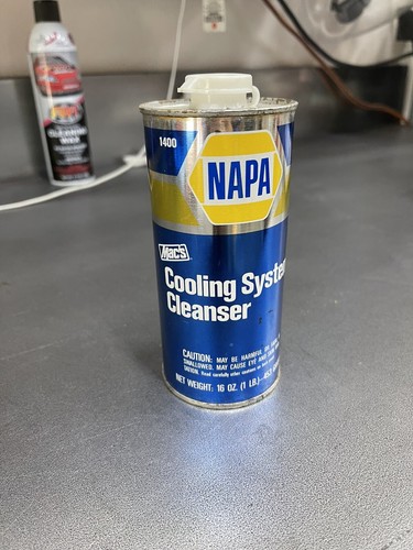 VINTAGE NAPA COOLING SYSTEM CLEANER TIN AUTOMOBILE CAN | eBay