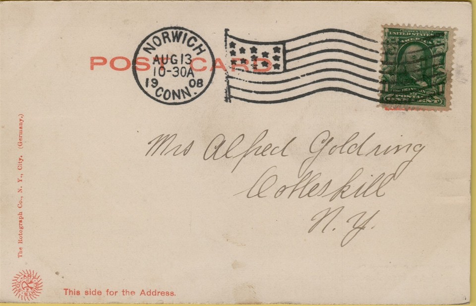 1908 Exterior View Free Academy in Norwich Connecticut CT Postcard A13 ...