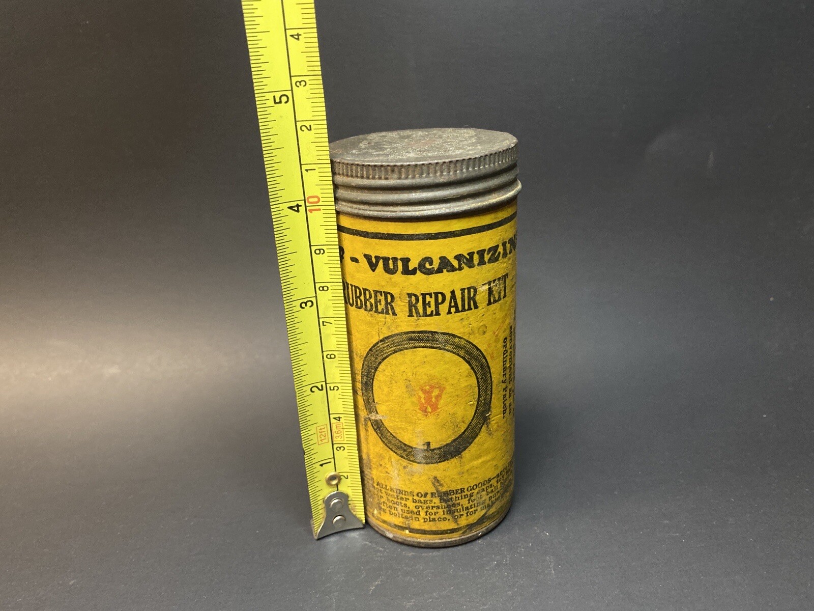 Vintage 1920s Self Vulcanizing Tire Tube Rubber Patch Repair Kit Gas ...