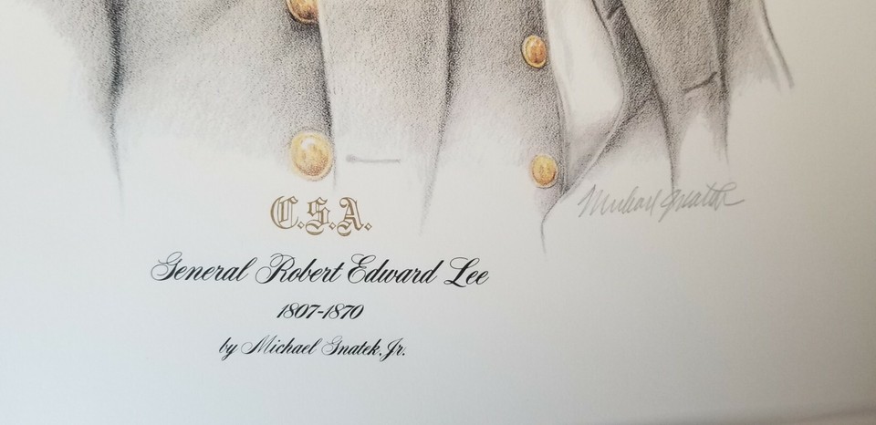 GENERAL ROBERT E. LEE & GEORGE MEADE art prints by Mike Gnatek 1990 | eBay