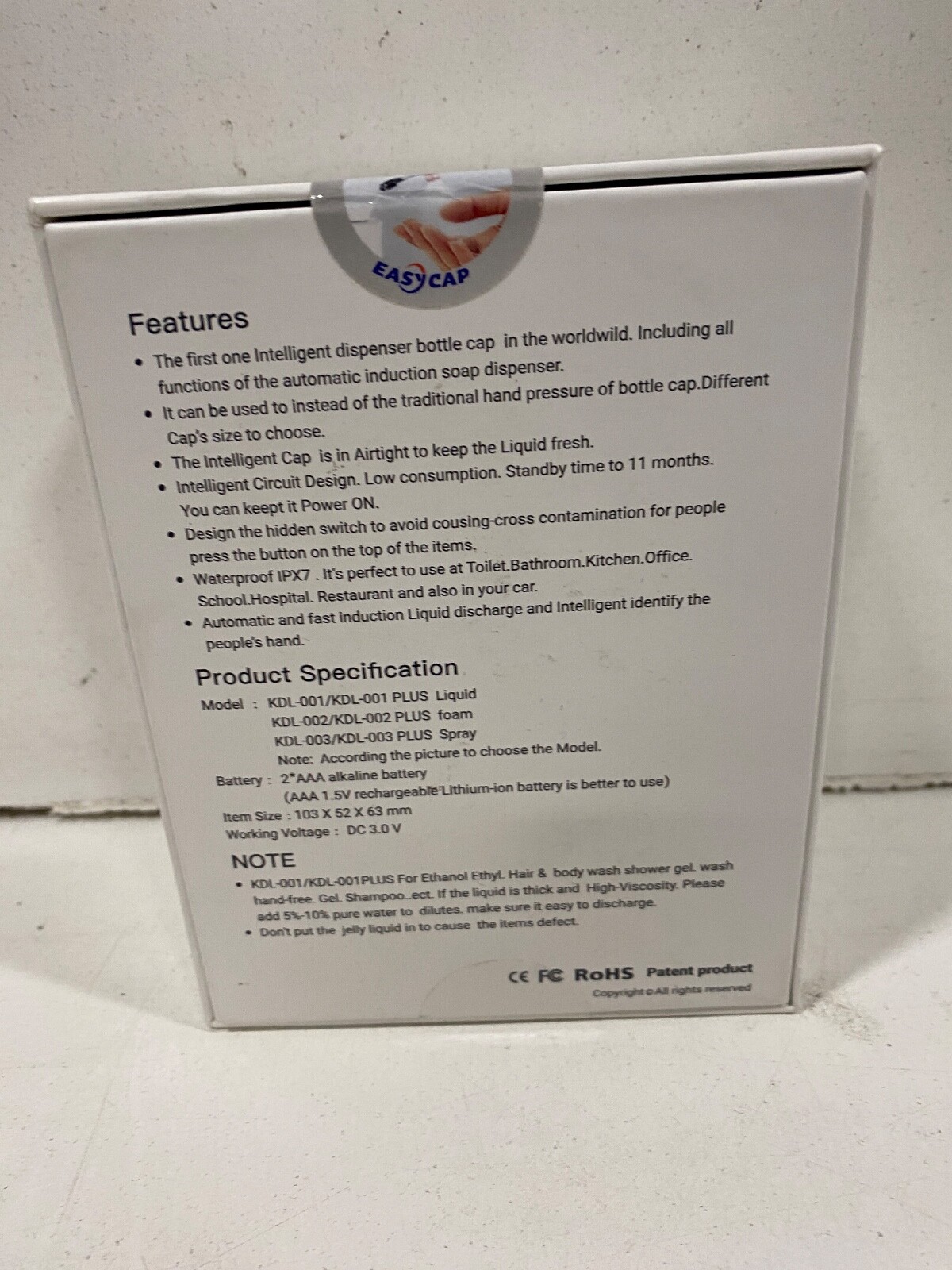 Intelligent Universal Touchless Dispenser | eBay