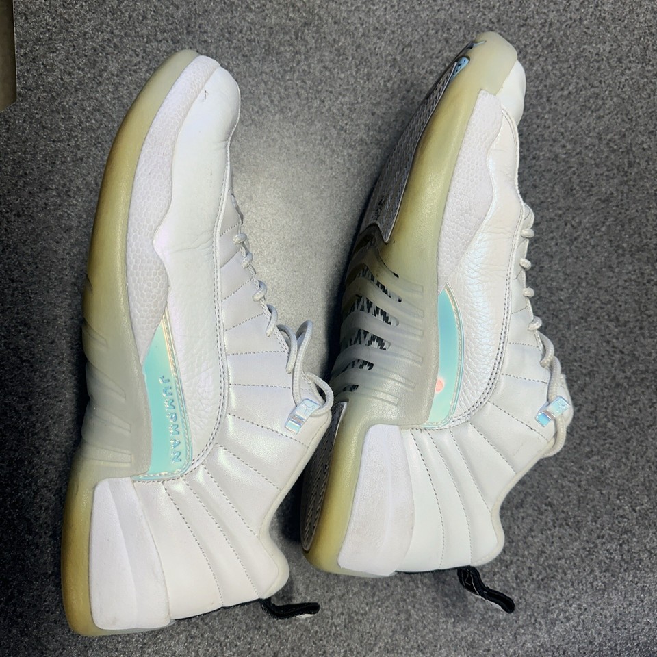 Jordan 12 Retro Low Easter White With Box Size 13 Man Leather | eBay