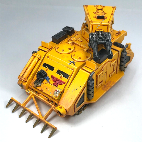 Classic Imperial Fist Space Marine Predator - Painted - Warhammer 40K ...