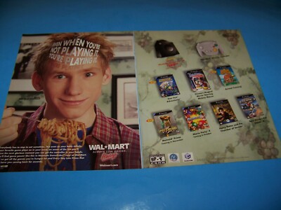 Video Game Ad Vintage 2002 Walmart & Nintendo | eBay