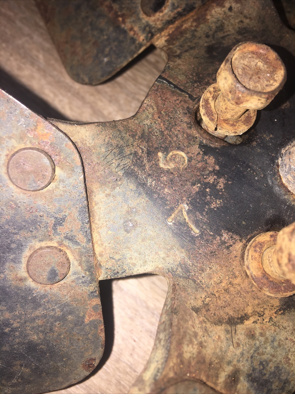 19” steel HD 6 Blade Fan dual bolt pattern 1-1/2” spacer w bolts | eBay