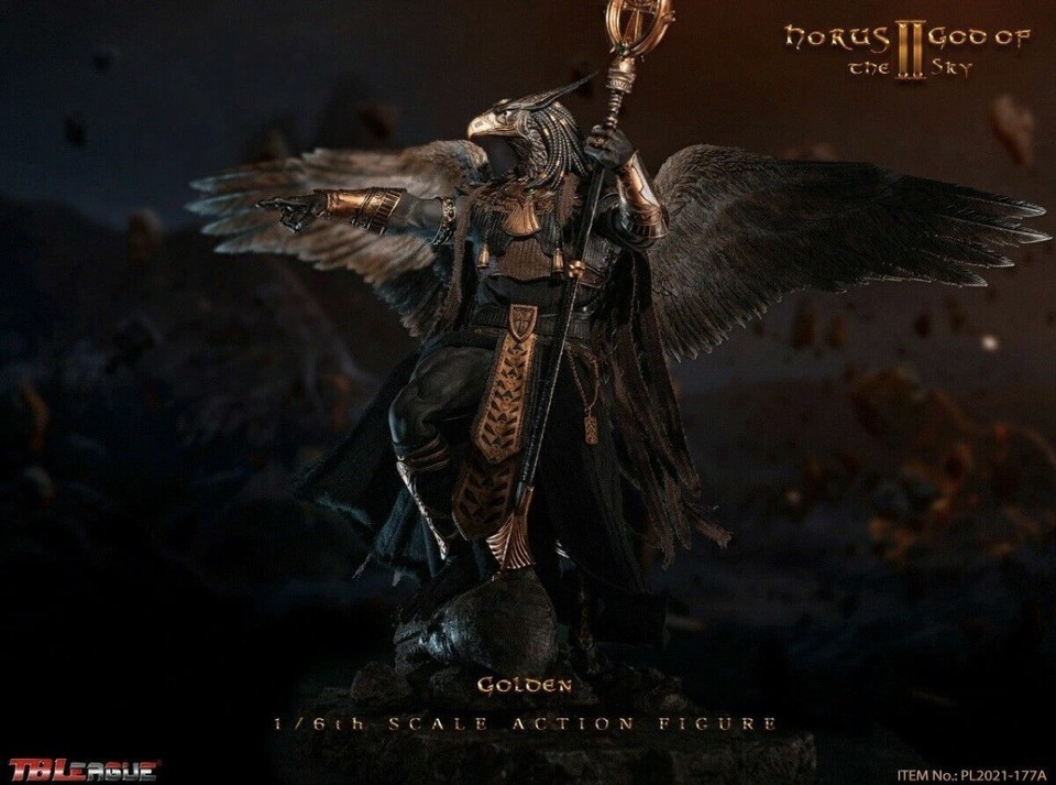 1/6 TBLeague Phicen Egyptian Horus God of Sky Golden Action Figure ...