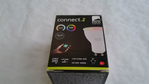 Eglo Connect.z Smart Home GU10 LED Light Bulb, Zigbee Lightbulb, App ...