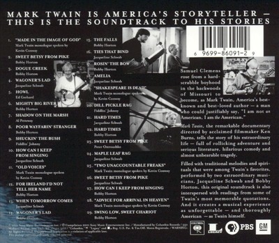 ORIGINAL SOUNDTRACK MARK TWAIN: A FILM DIRECTED BY KEN BURNS NEW CD ...