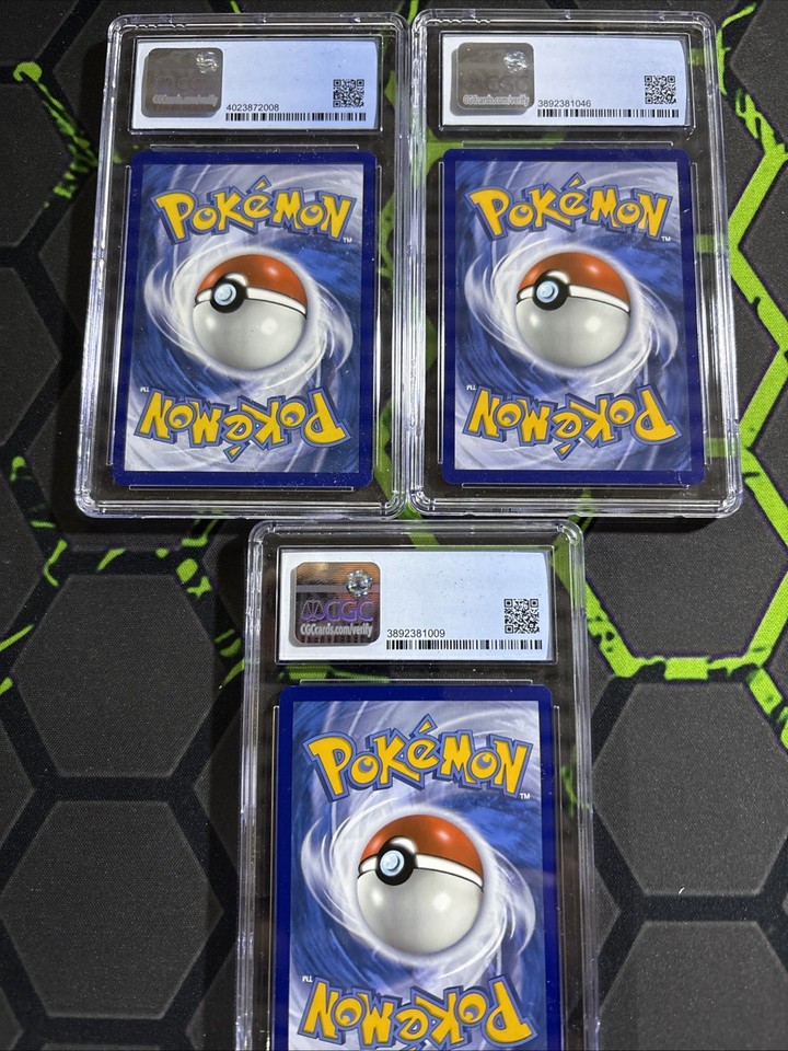 2021 Pokémon Shining Fates Sobble , Drizzle, And Inteleon CGC Graded | eBay