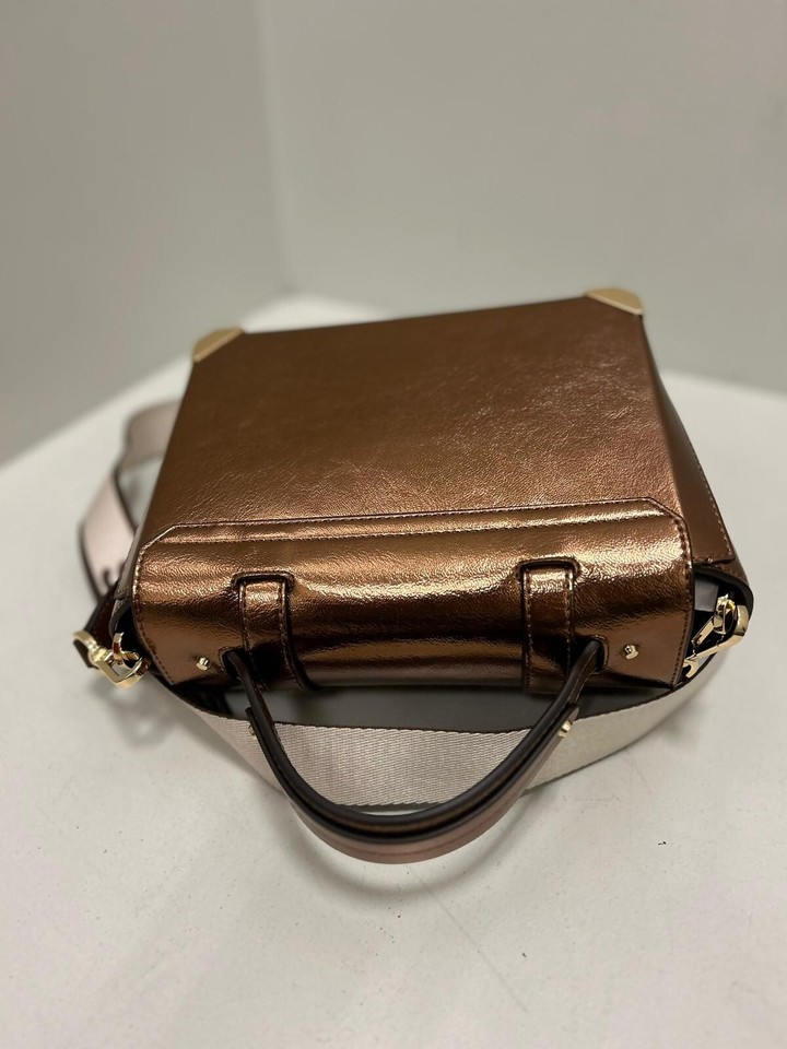 Michael Kors Manhattan Medium Satchel Crossbody Bag Shoulder Handbag ...