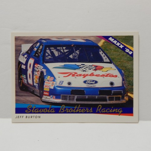 NASCAR Stavola Brothers Racing Jeff Burton Card 66 | eBay