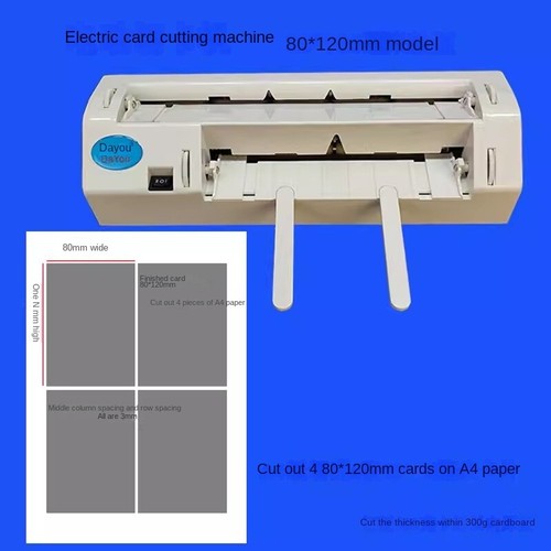 Micro Adjustable Electric Business Card Cutter Automatic Business Card ...