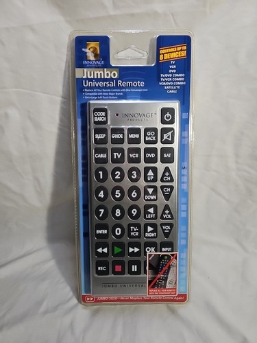 Jumbo Universal Remote Control Innovage New In Box | eBay