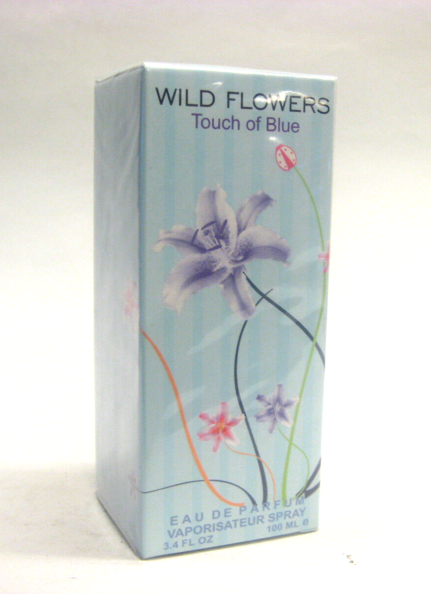 Wild Flowers TOUCH OF BLUE By Fedora for Women 3.4oz / 100mL EDP Spray ...