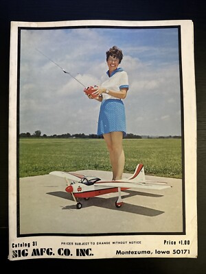 Vintage 1970’s Sig Manufacturing Model Airplane Catalog No. 31 | eBay