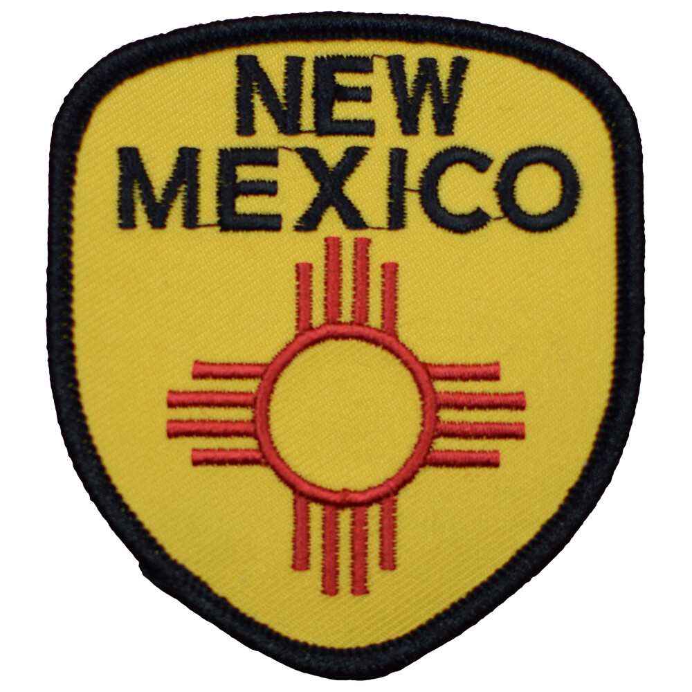 New Mexico Patch - Embroidered Flag Shield Badge 2-7/8" (Iron On) | eBay