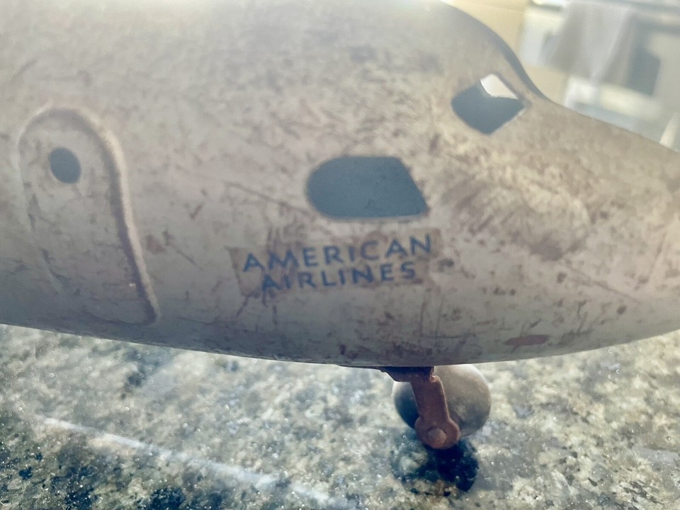 1950’s Marx Pressed Steel Douglas DC-4 American Airplane Flagship NC ...