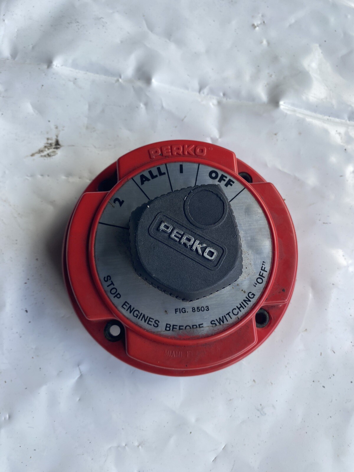 Perko Dual Battery Selector Switch Alternator Field Disconnect Marine ...