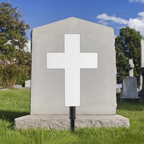 Pathway Garden Decor Gift Solar Powered Grave Light Led Landscaping ...