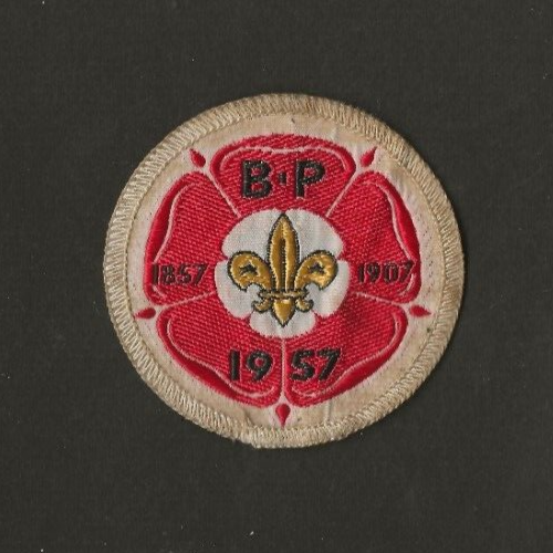 1957 - World Scout Jamboree - Participants Badge / Patch - Baden Powell ...