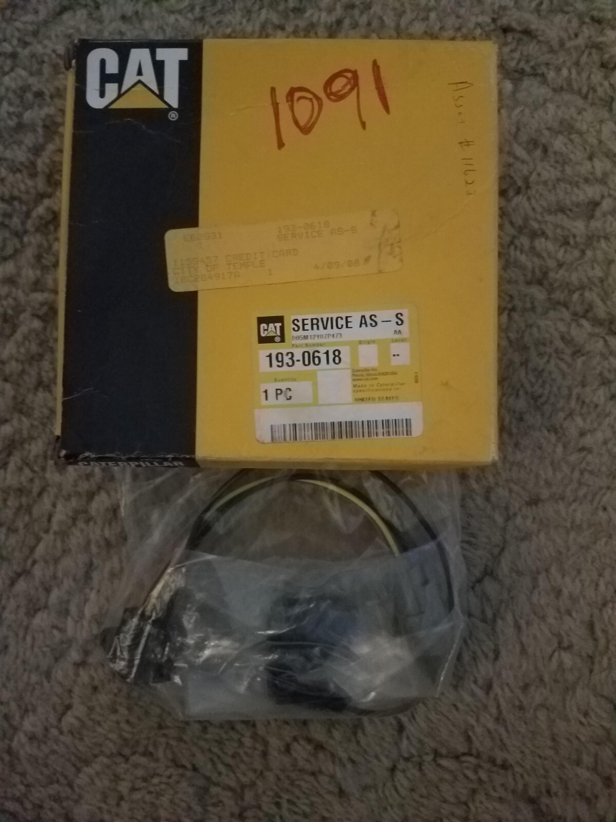 Genuine CAT Caterpillar 193-0618 NOS Sensor Service Kit Assembly for ...