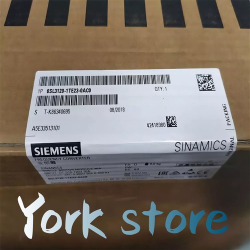 6SL3120-1TE23-0AC0 NEW SIEMENS S120 SINGLE MOTOR MODULE 6SL3120-1TE23 ...