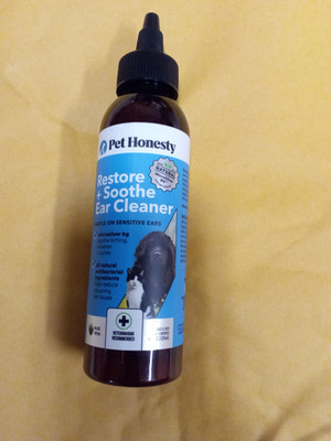 Pet Honesty Restore & Soothe Ear Cleaner for Dogs & Cats 4. oz Exp 6/ ...