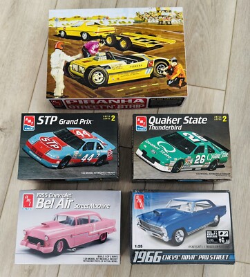 AMT 1/25 Model Kits Set Of 5 Piranaha Quaker State Grand Prix Chevy ...