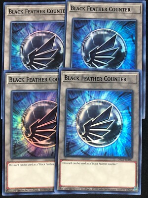 YUGIOH BLACK FEATHER COUNTER TOKEN X4 OP21-EN027 SUPER NM | eBay