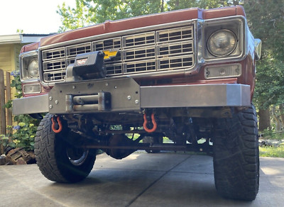 EV 'GOAT' Winch bumper 73-87 Chevrolet GMC K5 Crewcab Chevy Blazer WARN ...