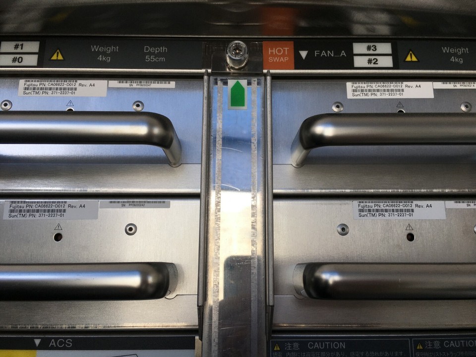 Oracle Sun 371-2237 3-Fan Fan Assembly, FAN_A for M8000 M9000 | eBay