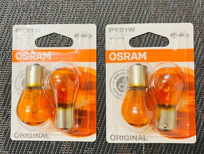 Automotive Bulb Osram Original 7507-2BL lemputė BAU15s 12V 21W 2pcs | eBay