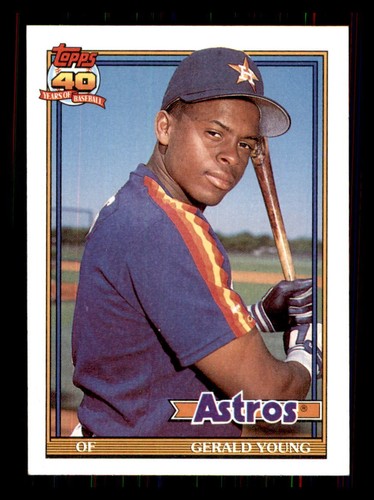 1991 Baseball Topps Gerald Young Houston Astros #626 | eBay