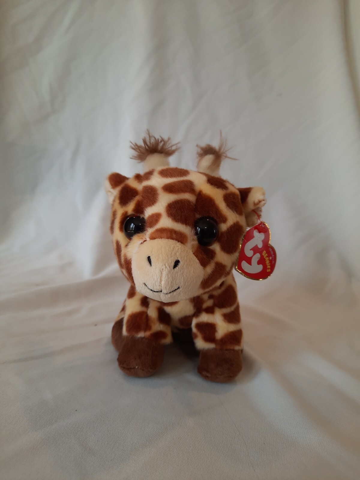TY Velvety Peaches Giraffe 6” Plush Stuffed Animal Toy Jungle Safari ...