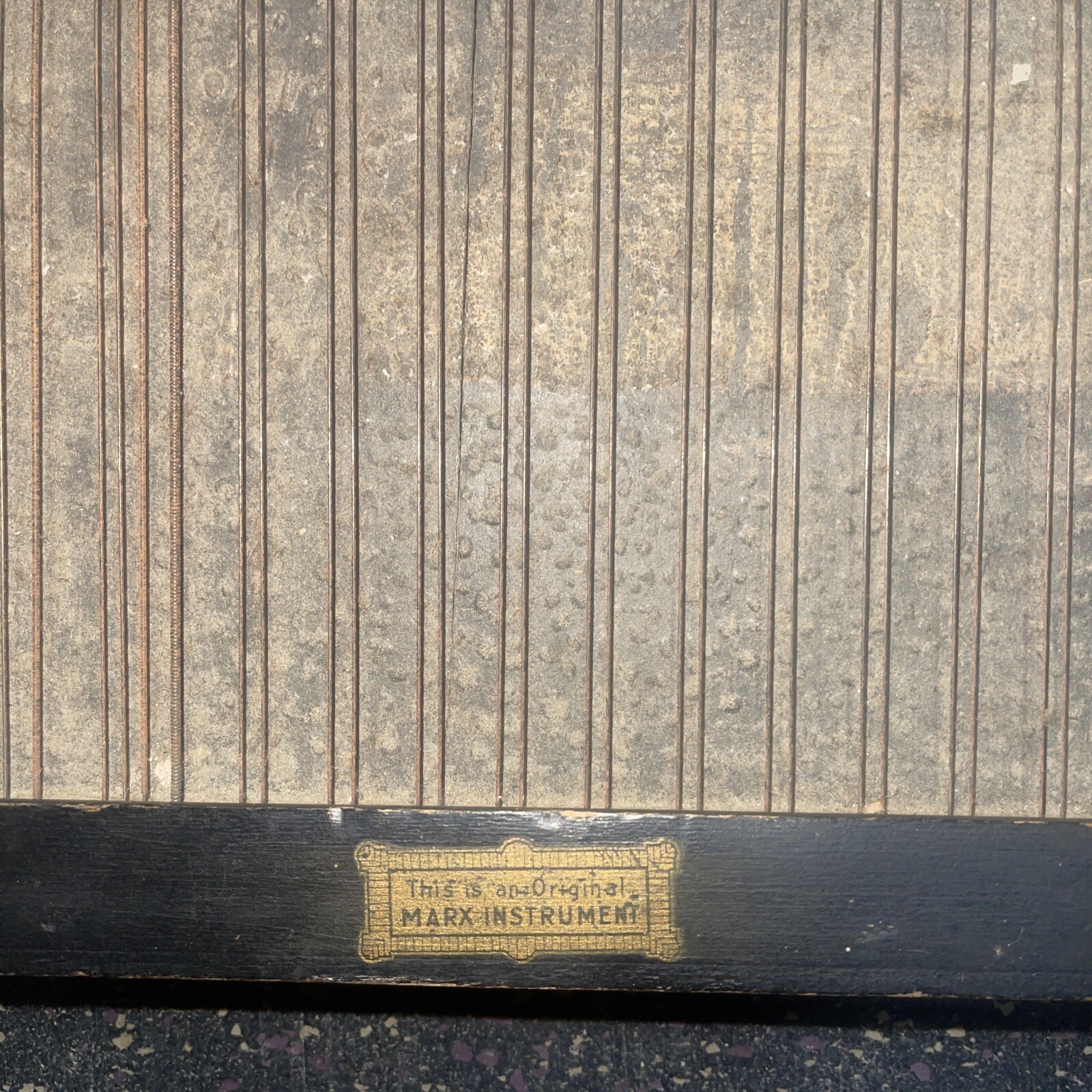 ANTIQUE MARX LIBERTY HARP CONSERVATORY QUALITY 46 STRING MUSICAL ...