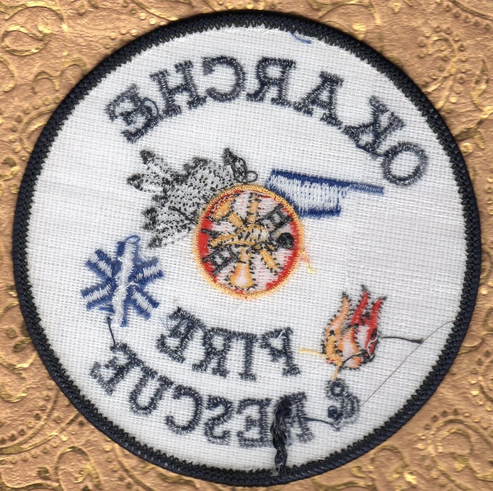 Okarche Oklahoma Fire & Rescue Patch | eBay