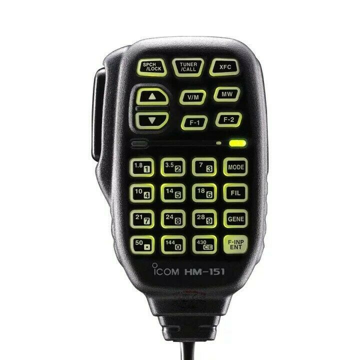 ICOM HM-151 Full Keypad Remote Control Microphone Ham Radio for IC-7000 ...