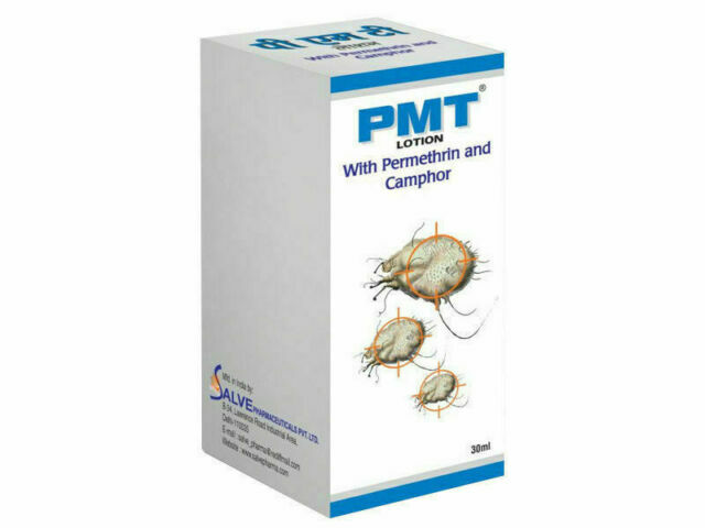 5 X 30ml PMT Permethrine 5 Lotion for Scabies Pubic Lice Similar ...