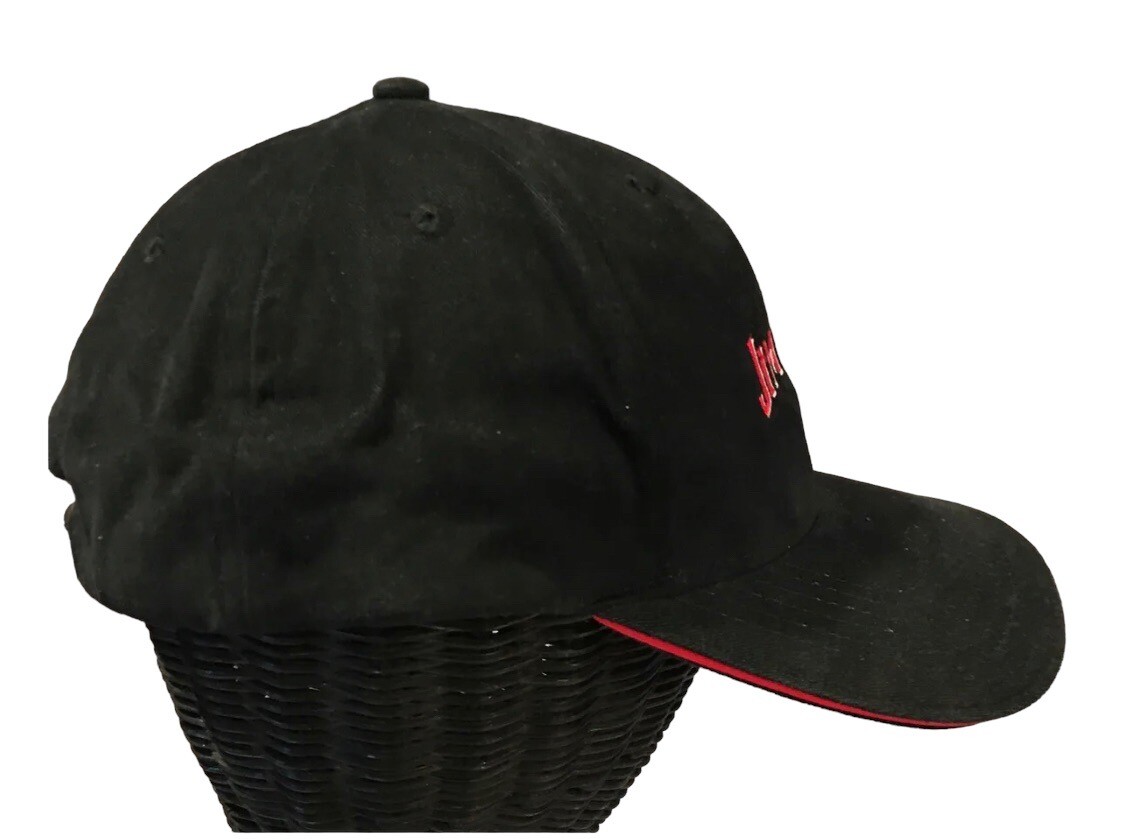 Jim Beam Bourbon Baseball Hat Cap Black Red Strapback Mens | eBay