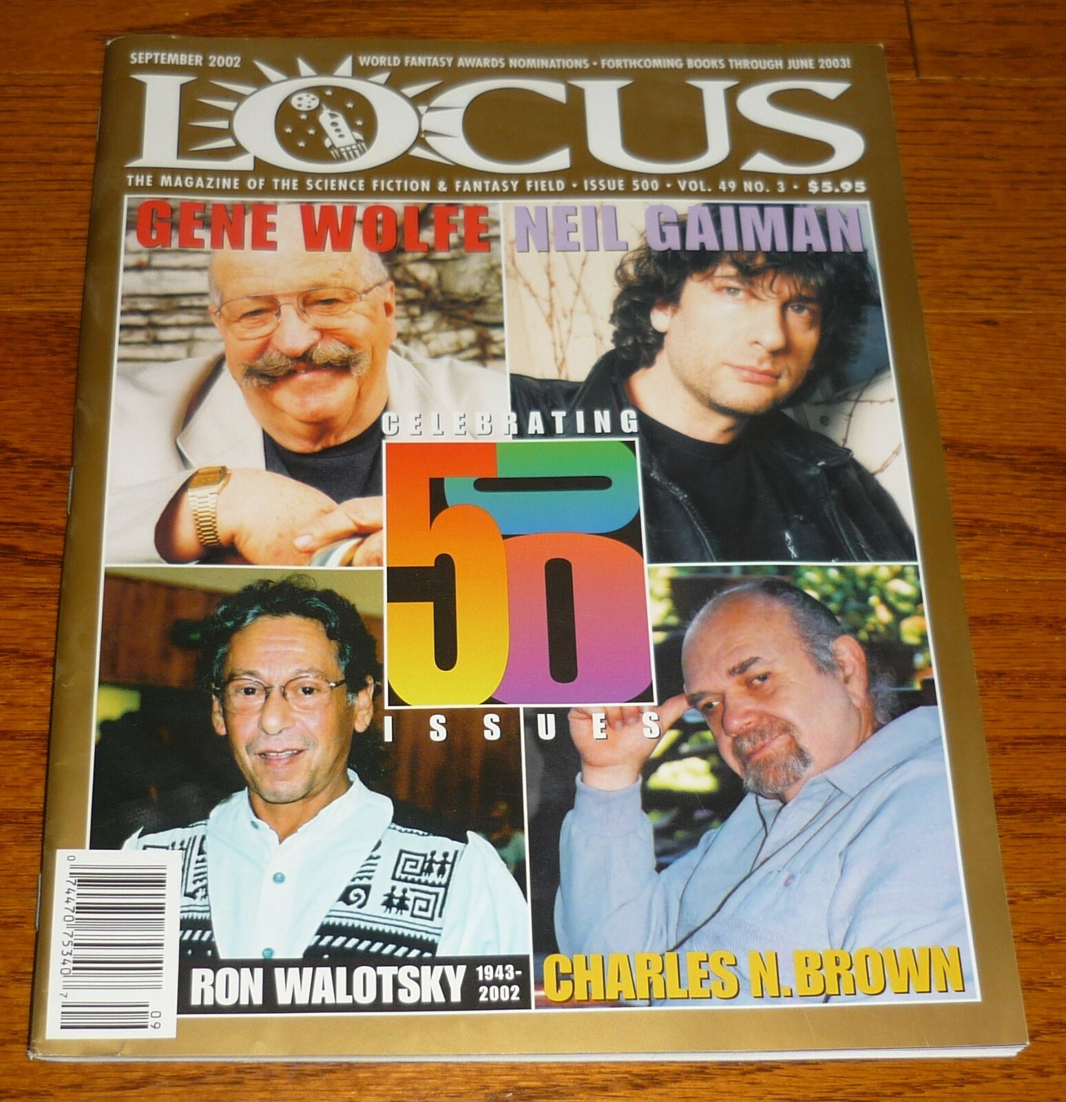 LOCUS The Magazine of the Science Fiction & Fantasy Field # 500 Neil ...