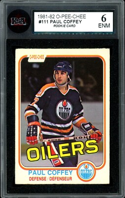 1981-82 O-Pee-Chee OPC #111 PAUL COFFEY Rookie KSA 6 EX-NM Edmonton ...