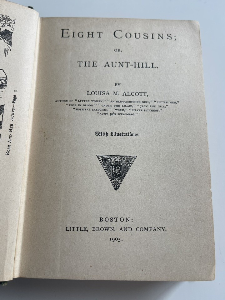 Eight Cousins By Louisa May Alcott 1905 Illustrated | eBay