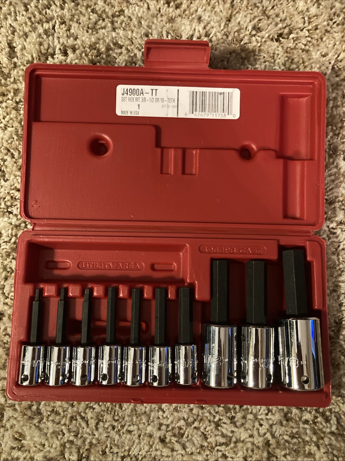 Proto J4900A-TT Tether Ready Hex Bit Set | eBay