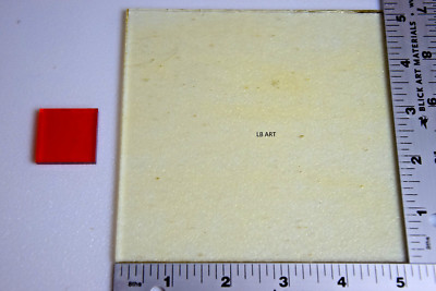 1125.30 TRANSPARENT ORANGE STRIKER 5"x 5" SQUARE BULLSEYE 3mm THICK ...