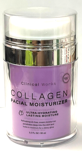 Clinical Works Collagen Facial Moisturizer Ultra-Hydrating 3.2 fl oz | eBay