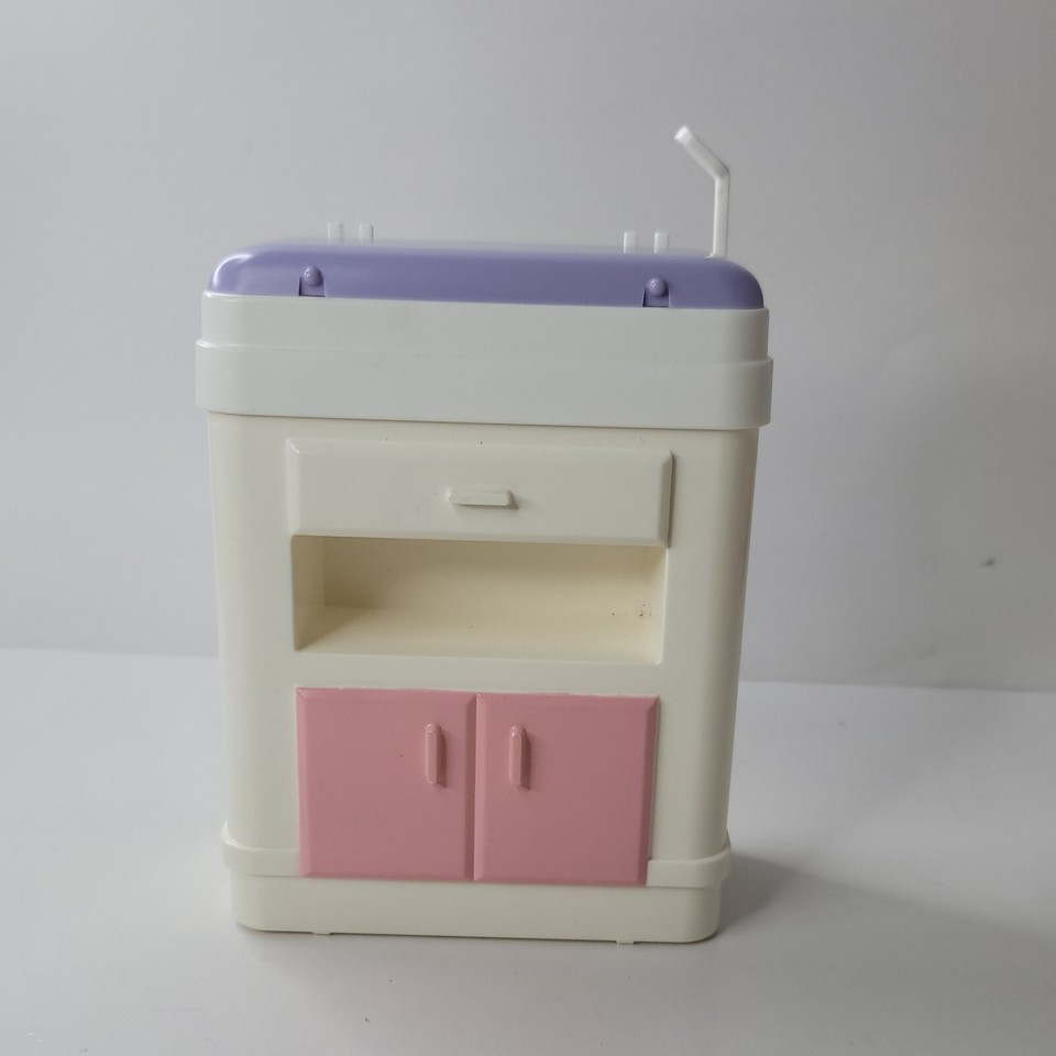 2002 Barbie Doll Happy Family Midge Nursery Changing Table Baby Bed ...