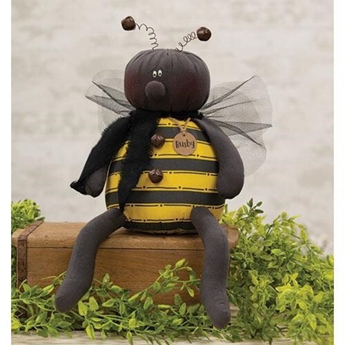 NEW Primitive BEE DOLL BUSBY Country 11"T x 5.5"W Farmhouse Farm Cloth ...