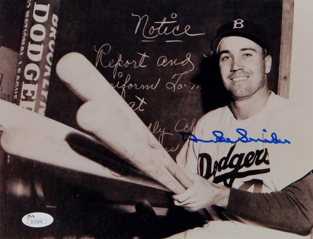 Duke Snider Autographed Memorabilia | Signed Photo, Jersey ...